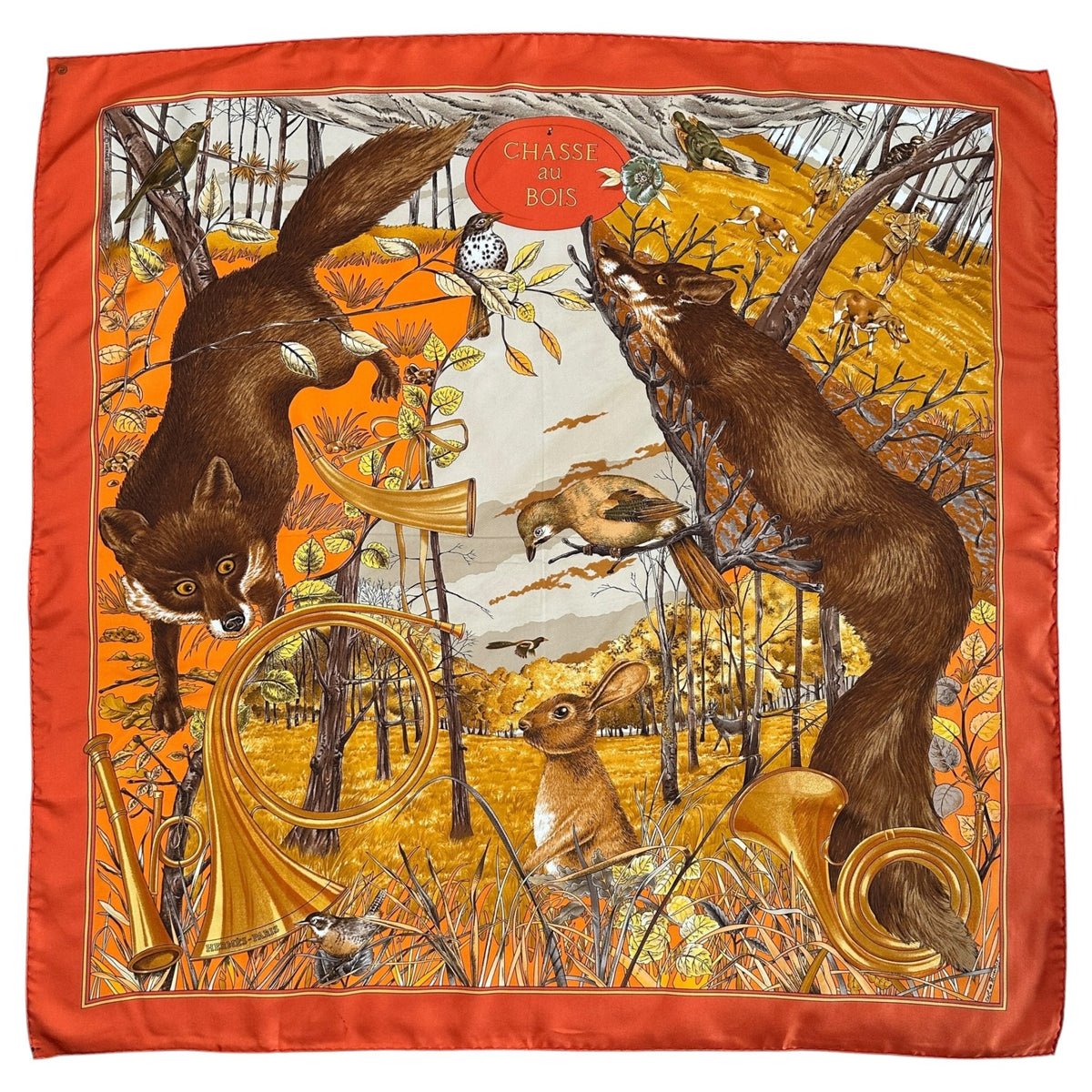 Hermès Chasse au Bois scarf, Carl de Parcevaux